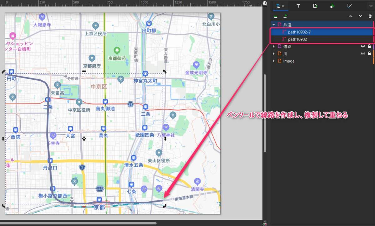Inkscapeで地図を作成する方法 | iEhohs.com
